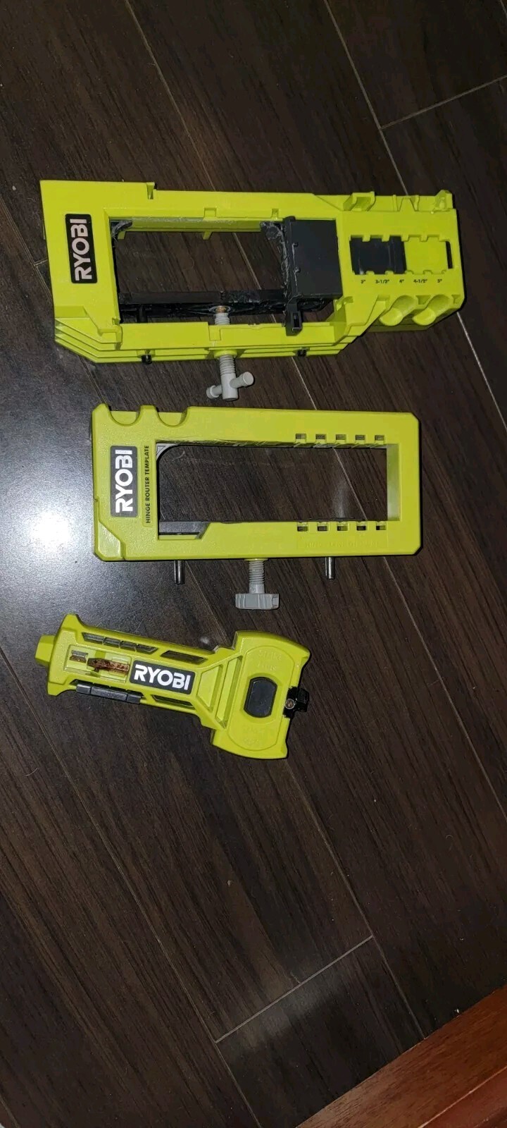 RYOBI Door Hinge Router Templates & Latch Installation Kit Set Used | eBay
