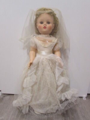 Sayco Loveable Doll Bride 27" Vintage 1950's Sleepy Eyes Sound | eBay