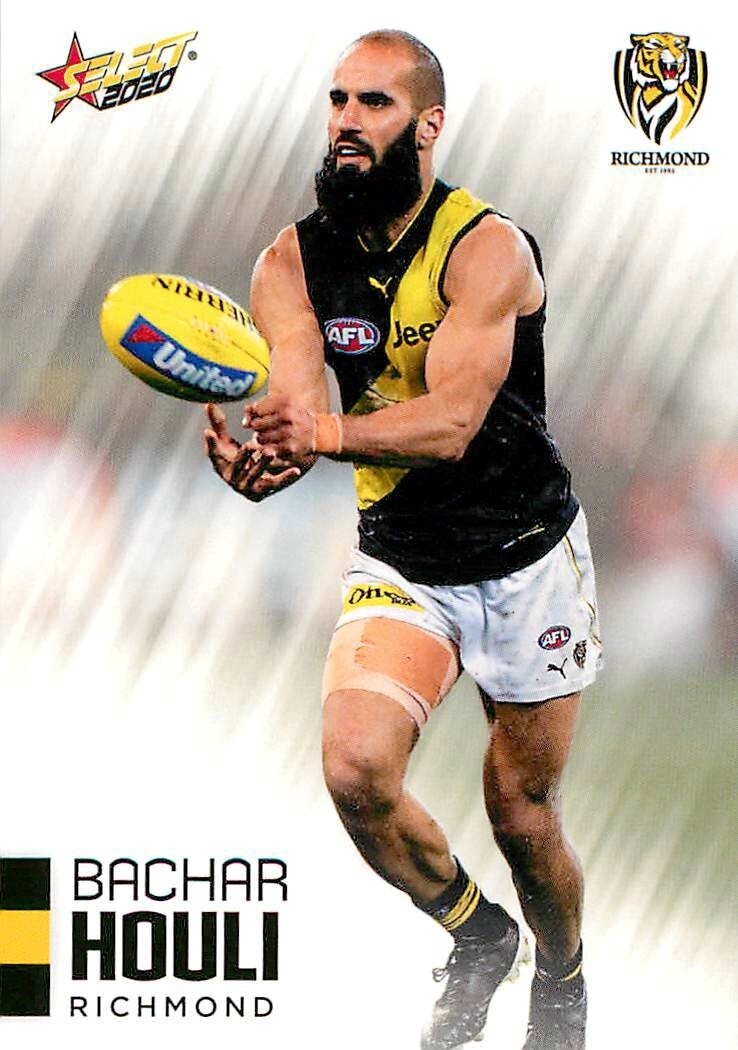 2020 RICHMOND TIGERS AFL Premiers Card BACHAR HOULI Footy Stars | eBay ...