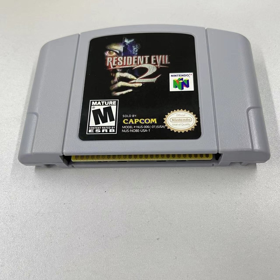 Video Game for Resident Evil 2 Card For Nintendo 64 Console Game ...