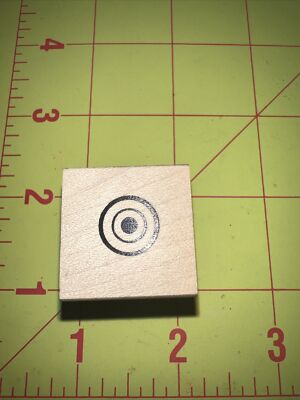 Outlines Rubber Stamp Co Inc, Bullseye Pattern, Circles, A 437 | eBay
