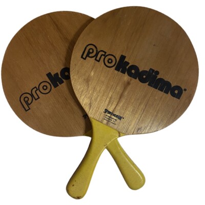 Vintage Pro Kadima Paddleball Set Classic 2 Paddles Model PK-50 | eBay