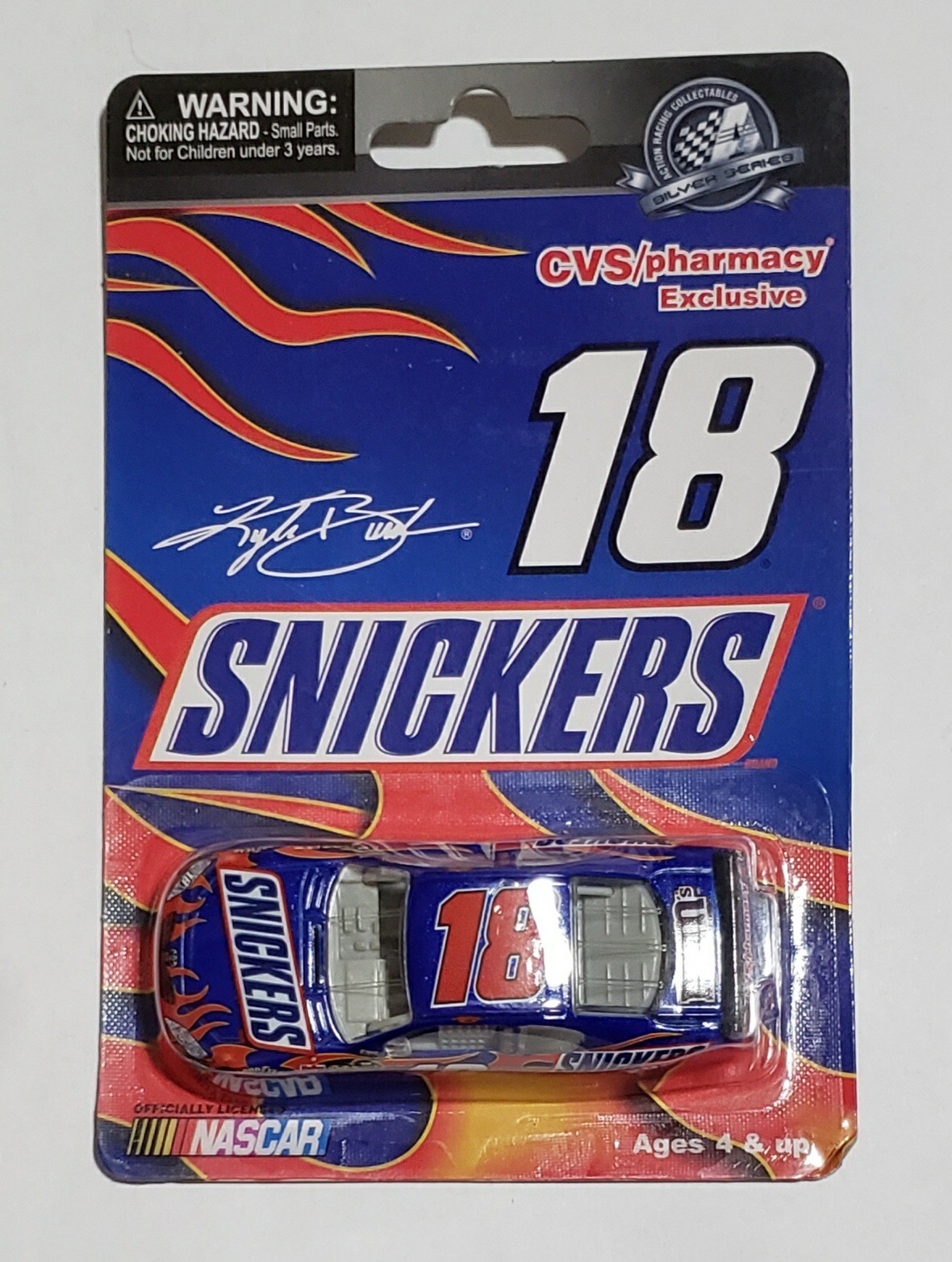 Kyle Busch CVS Exclusive #18 Snickers Car MOC Nascar Diecast 1/64, Rare ...