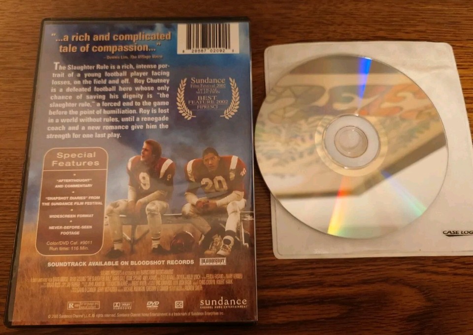 The Slaughter Rule (DVD, 2005) Ryan Gosling Football Movie Sundance ...