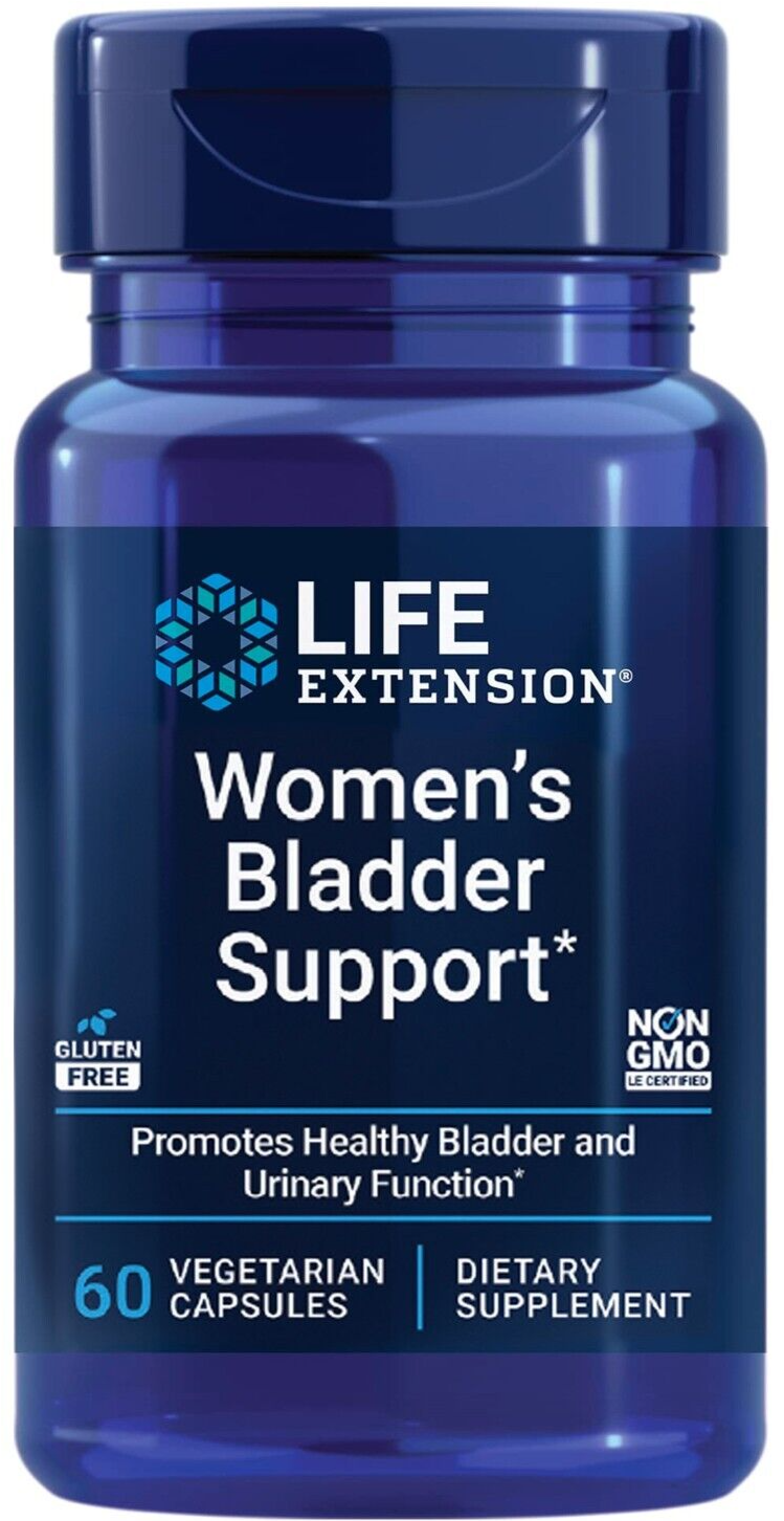 Life Extension Women Bladder Support 60Caps Urox/Cravetox/Lindera Non ...