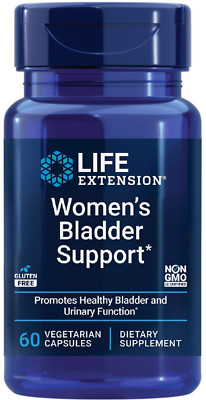 Life Extension Women Bladder Support 60Caps Urox/Cravetox/Lindera Non ...