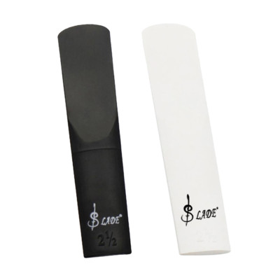 2x Plastic Alto Saxophone Reeds 2.5 Strength for Beginner Music Lover ...