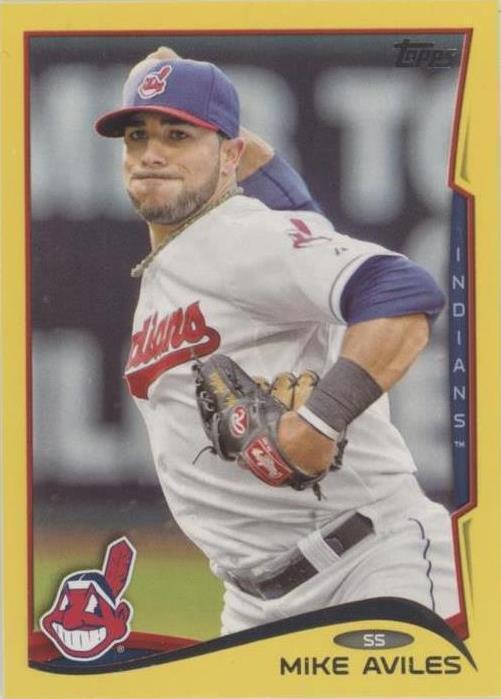 2014 Topps - Mike Aviles #76 Yellow for sale online | eBay