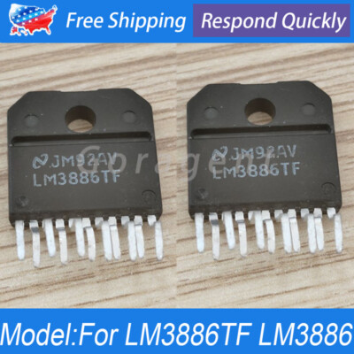 2PCS LM3886TF LM3886 AB TO220-11 68W High Power Audio Amplifier IC US ...