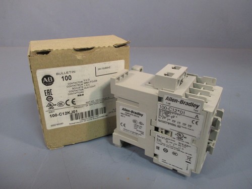 Allen-Bradley Contactor 12A 5.5KW 24V 50/60HZ 1 Nc Series A 100-C12KJ01 | eBay