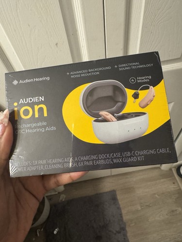 Audien Ion Rechargeable OTC Hearing Aids with Charging Dock | eBay