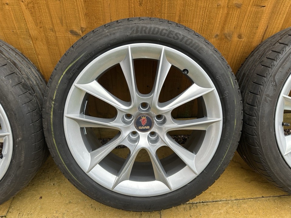 18” Saab Alloy Wheels with Tyres Alu65 - Refurbished | eBay UK