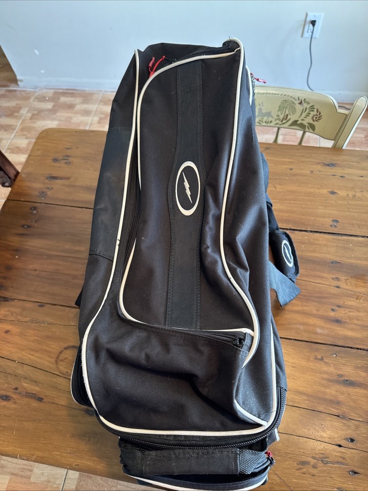 1 BROKEN ZIPPER SEE PICS Storm Streamline 3 Ball Rolling Bowling Bag ...