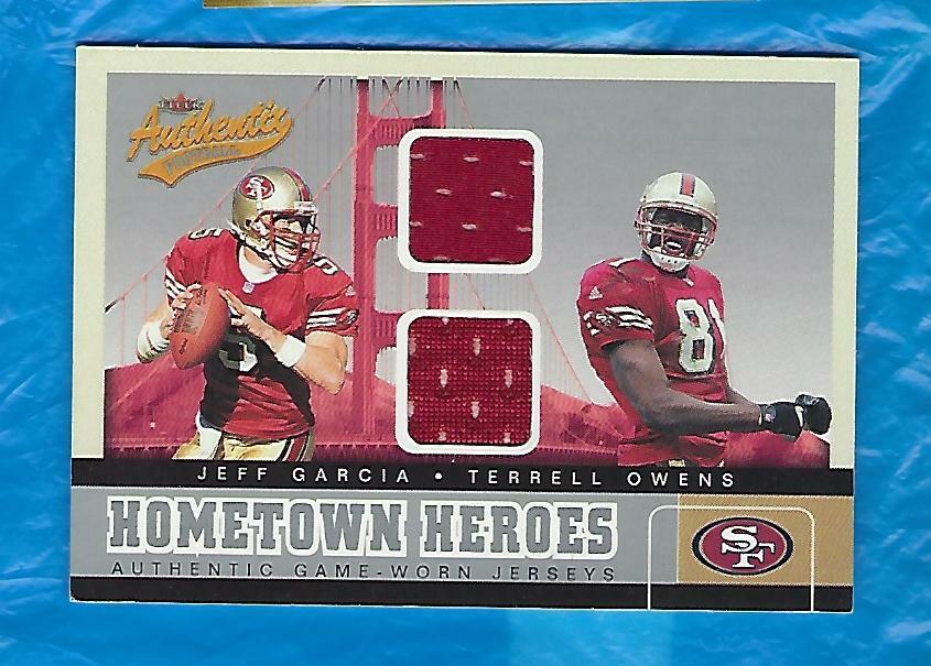 2002 Fleer Authentix - Hometown Heroes Memorabilia #HHM-49 Terrell ...