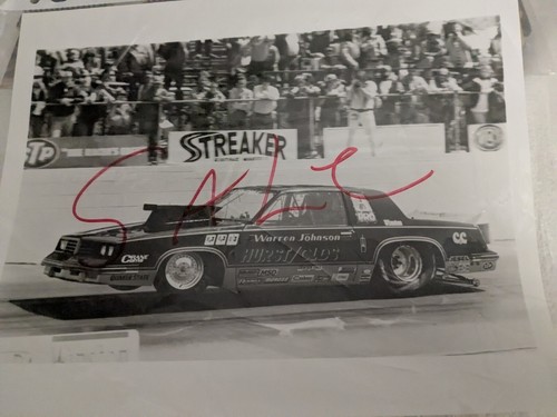 Promo Picture of Warren JohnsonHurst Olds NHRA Nationals 8X10 Drag ...