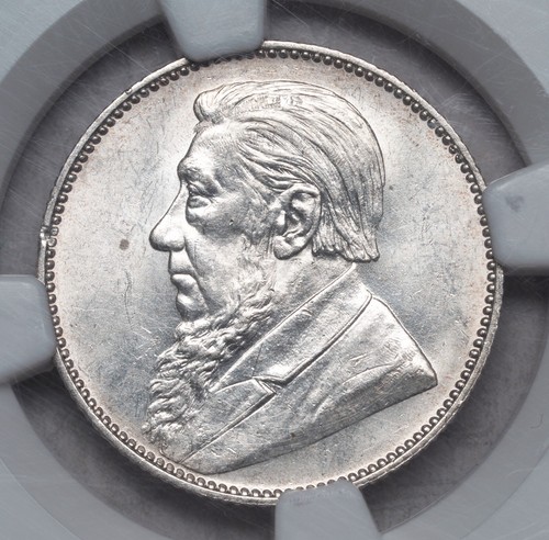 1897, South Africa (Republic/ZAR). Beautiful Silver 1 Shilling Coin ...