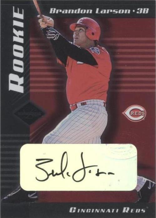 2001 Leaf Limited - Brandon Larson #308 /1000 (AU, RC) for sale online ...