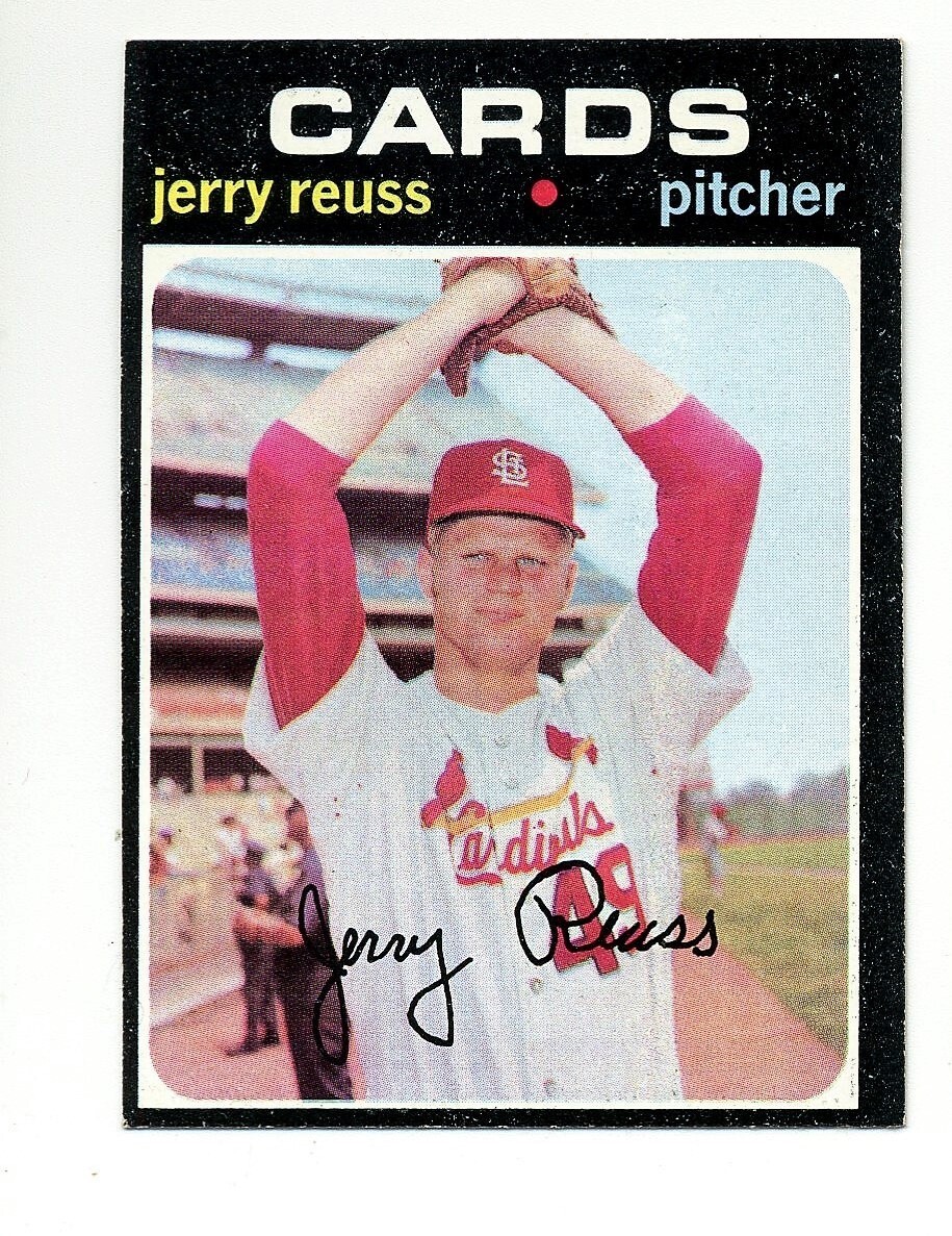 1971 TOPPS ST LOUIS CARDINALS JERRY REUSS #158 EX | eBay