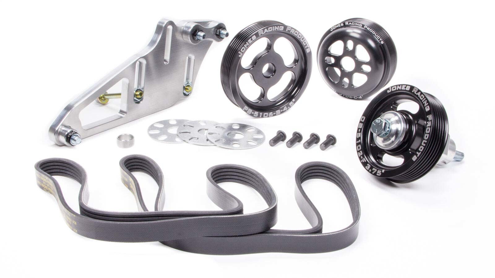 Jones Racing Products Complete SBC Serpentine Belt Drive Kit. No pumps ...