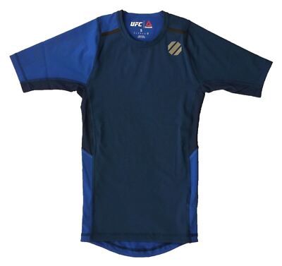 [AJ0139] New Mens Reebok UFC Short Sleeve Compression Training Top ...