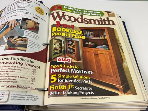 Binder of 12 Woodsmith Magazine- All pictured | eBay