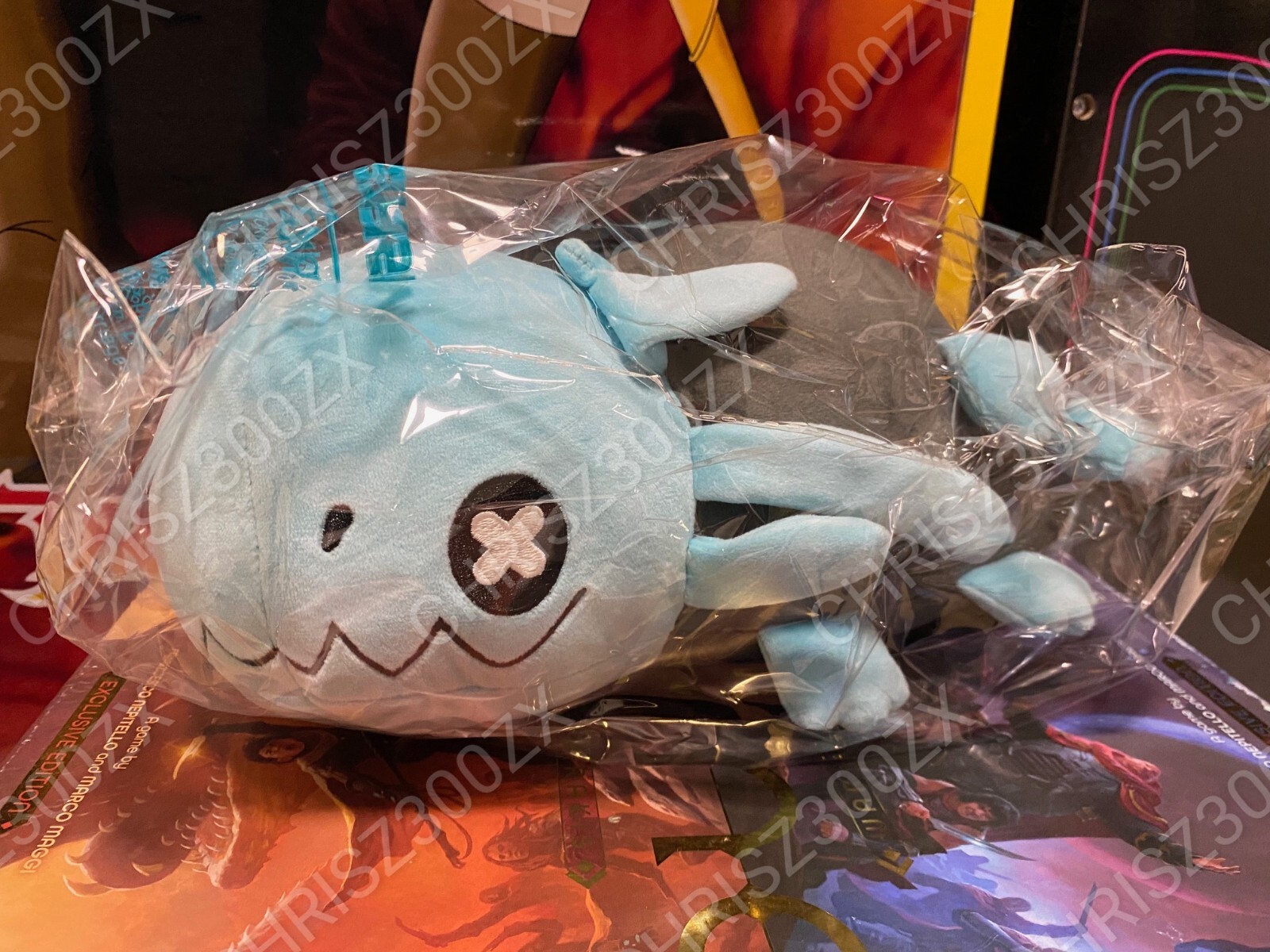 Rain World Glowing Glow In The Dark Blue Lizard Plush 13" Plushie ...