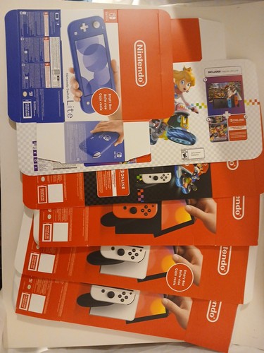 Lot of 6 Nintendo Switch Empty Display Boxes | eBay