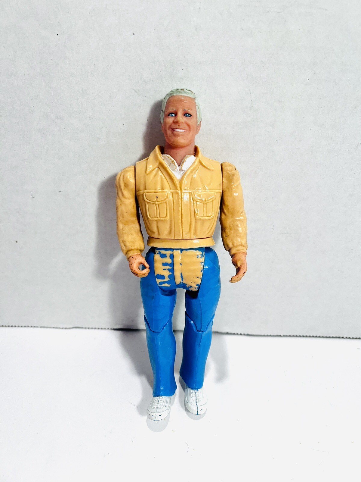 Vintage A-TEAM Action Figure John Hannibal Smith 6" 1983 Cannell Prod ...