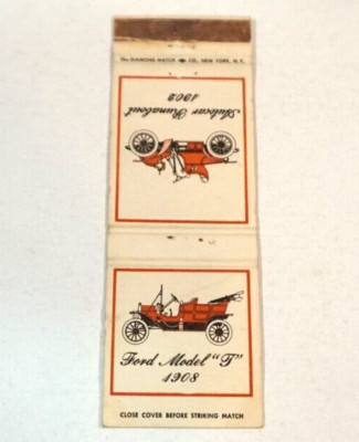 Matchbook 1908 Ford Model T 1902 Autocar Runabout Front Strike | eBay