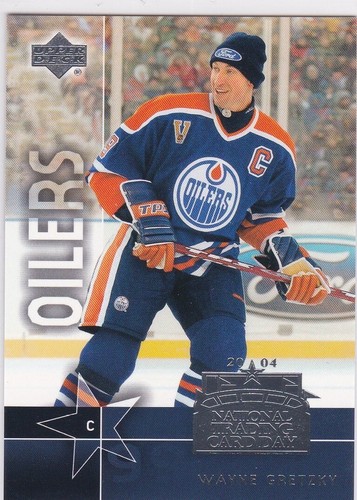 WAYNE GRETZKY Edmonton Oilers Hockey Upper Deck NATIONAL TRADING CARD ...
