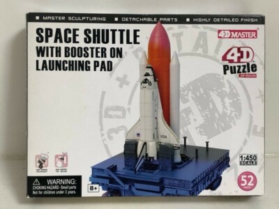 AOSHIMA SKYNET 4D MASTER PUZZLE "SPACE SHUTTLE & BOOSTER" 1/450 | eBay