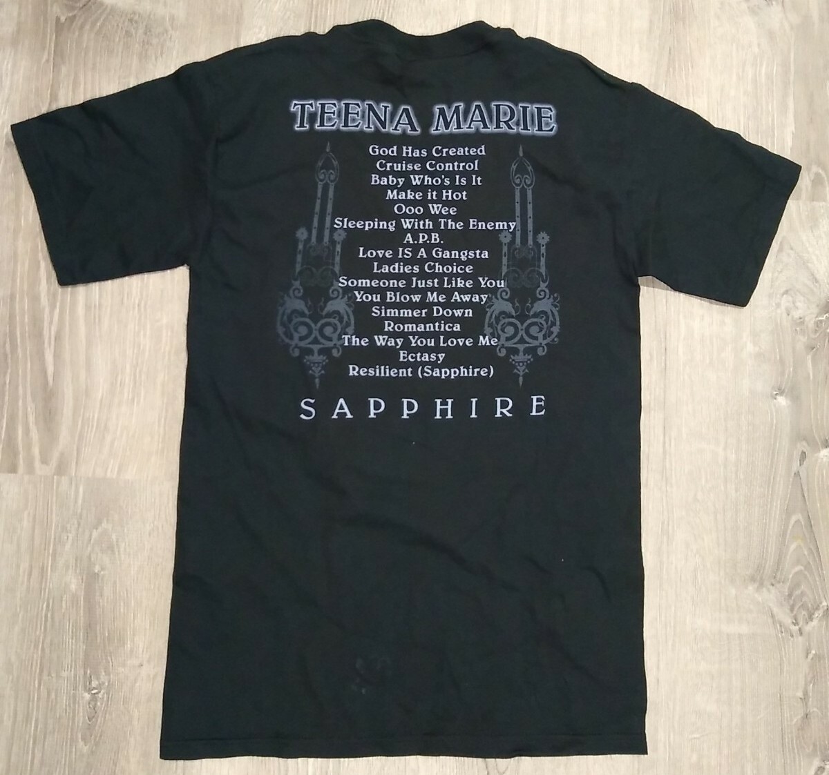 RARE VINTAGE 2006 TEENA MARIE SAPPHIRE T SHIRT S POP … - Gem