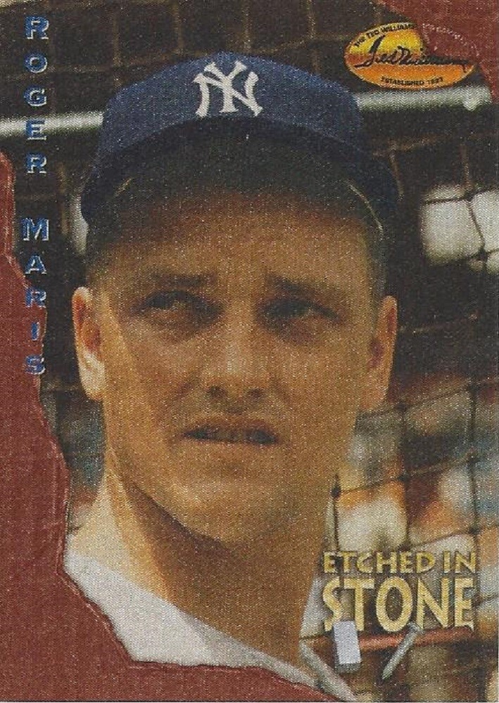 1994 Ted Williams Card Company - Etched in Stone #ES3 Roger Maris for ...