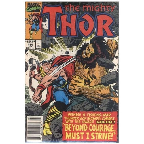 Thor #414 Newsstand - 1966 series Marvel comics NM minus [i] | eBay