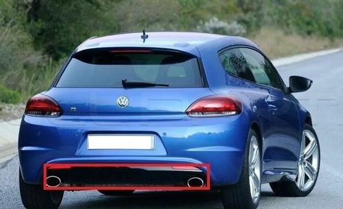 NEW GENUINE VOLKSWAGEN SCIROCCO R 2009-2014 REAR BUMPER LOWER SPOILER ...