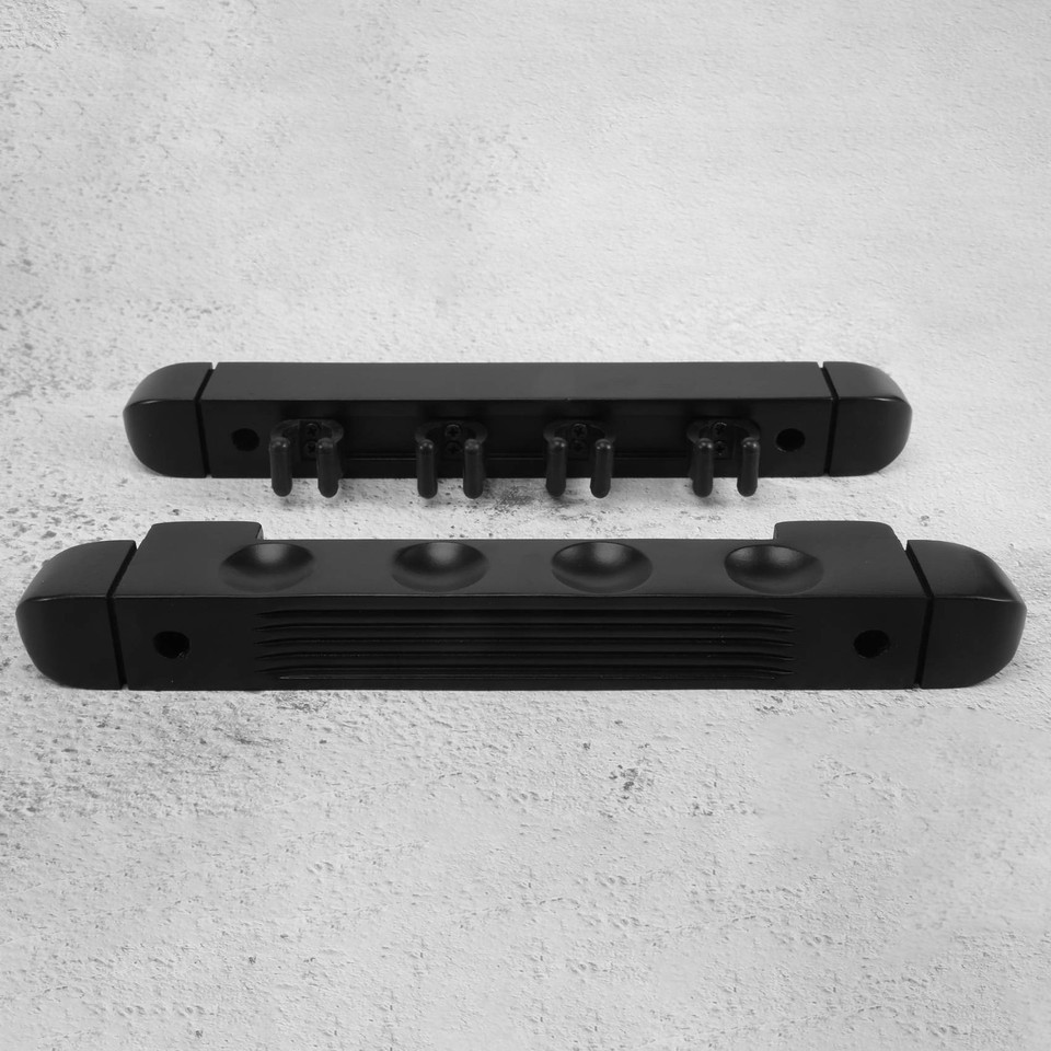 Billard-Queue-Rack Aus Hartholz mit 4 LöChern, ein der Wand Befestigt ...