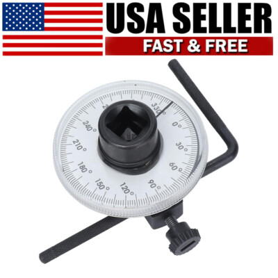 Drive Torque Angle Gauge Meter 360 degree 1/2" Rotation Measure Tool ...