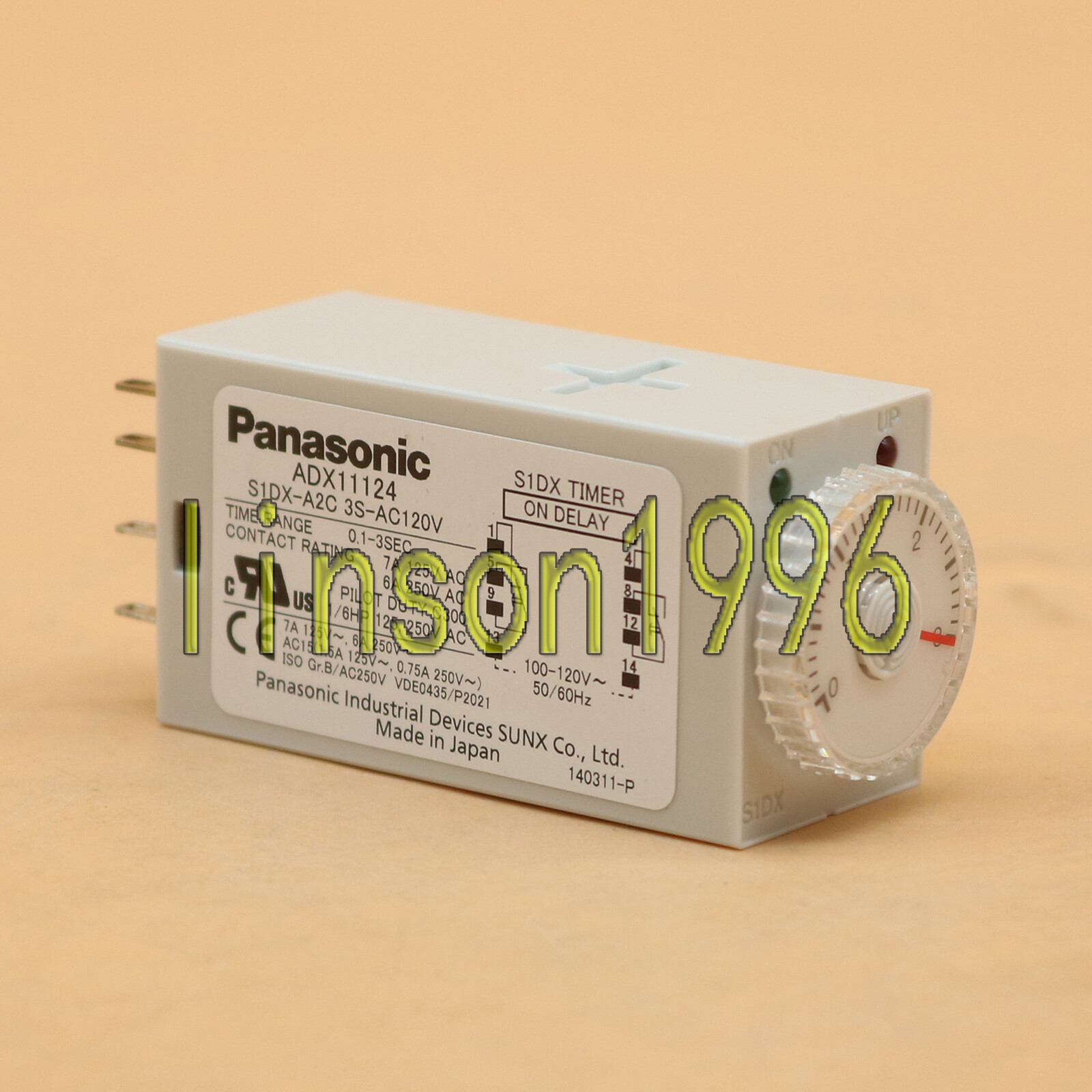 1pcs New For Panasonic Timer S1DX-A2C 3S-AC120V ADX11124 free shipping ...