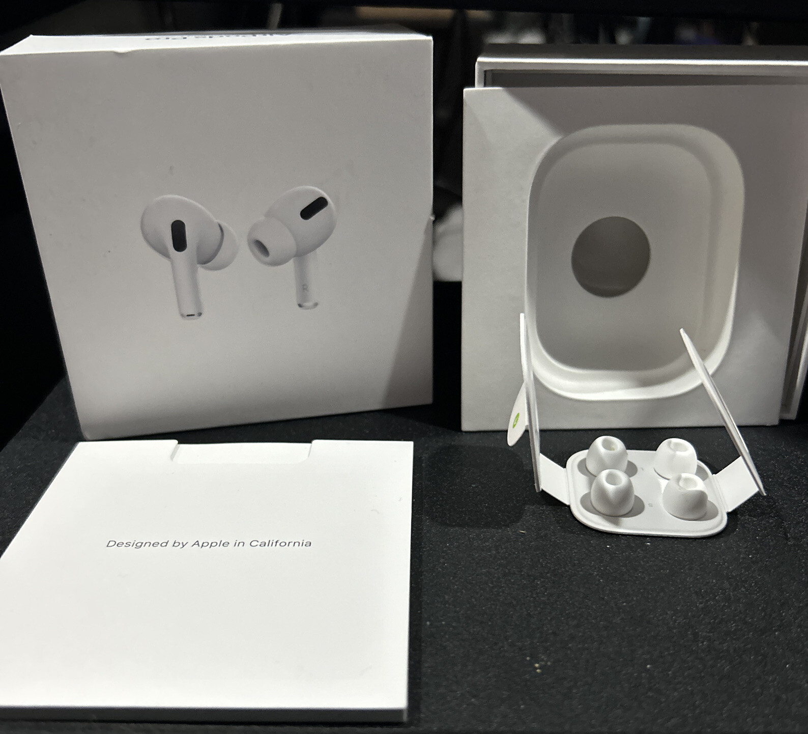 Apple AirPods Pro Complete Box Only - Ear Tips Included - No AirPods | eBay