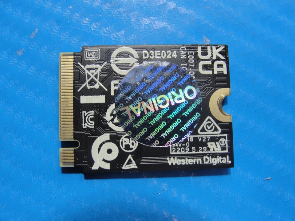 Dell 3520 WD 256GB NVMe M.2 SSD Solid State Drive SDDPTQD-256G-1012 ...