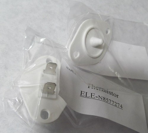 2-PACK NEW NAPCO 8577274 DRYER THERMISTORS FITS WHIRLPOOL KENMORE DUET ...