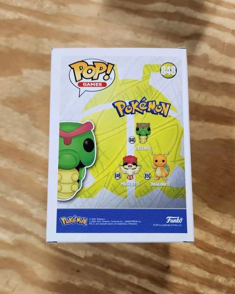 Funko POP! Games: Pokemon CATERPIE Figure #848 889698563130 | eBay