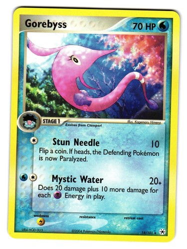 Gorebyss 18/101 EX Hidden Legends 2004 Light Play LP | eBay