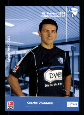 Sascha Zivanovic Autogrammkarte VFL Bochum 2002-03 2. Karte Original ...