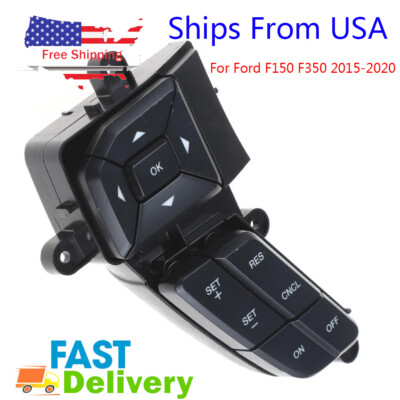 Steering Wheel Left Cruise Control Switch Button For Ford F150 F250 ...