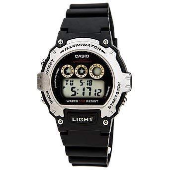 Casio Discontinued Illuminator Sports Digital Chrono Watch W214H-1AV | eBay