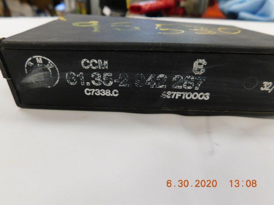 BMW E34 E32 5&7-Series COMFORT CHECK CRASH CONTROL MODULE 61352942287 ...