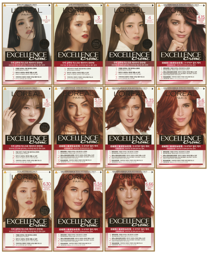 L'Oreal Paris Excellence Cream Hair Dye 2EA | eBay