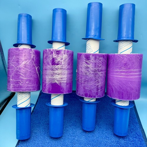 Goodwrappers Premium Stretch Film, 5" x 80 Gauge x 1000', Purple, 4 ...