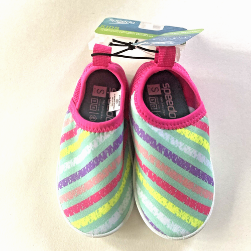 Speedo ~ Beach Booties Water Shoes ~ Artic Glass / Stripes - Small (5-6 ...